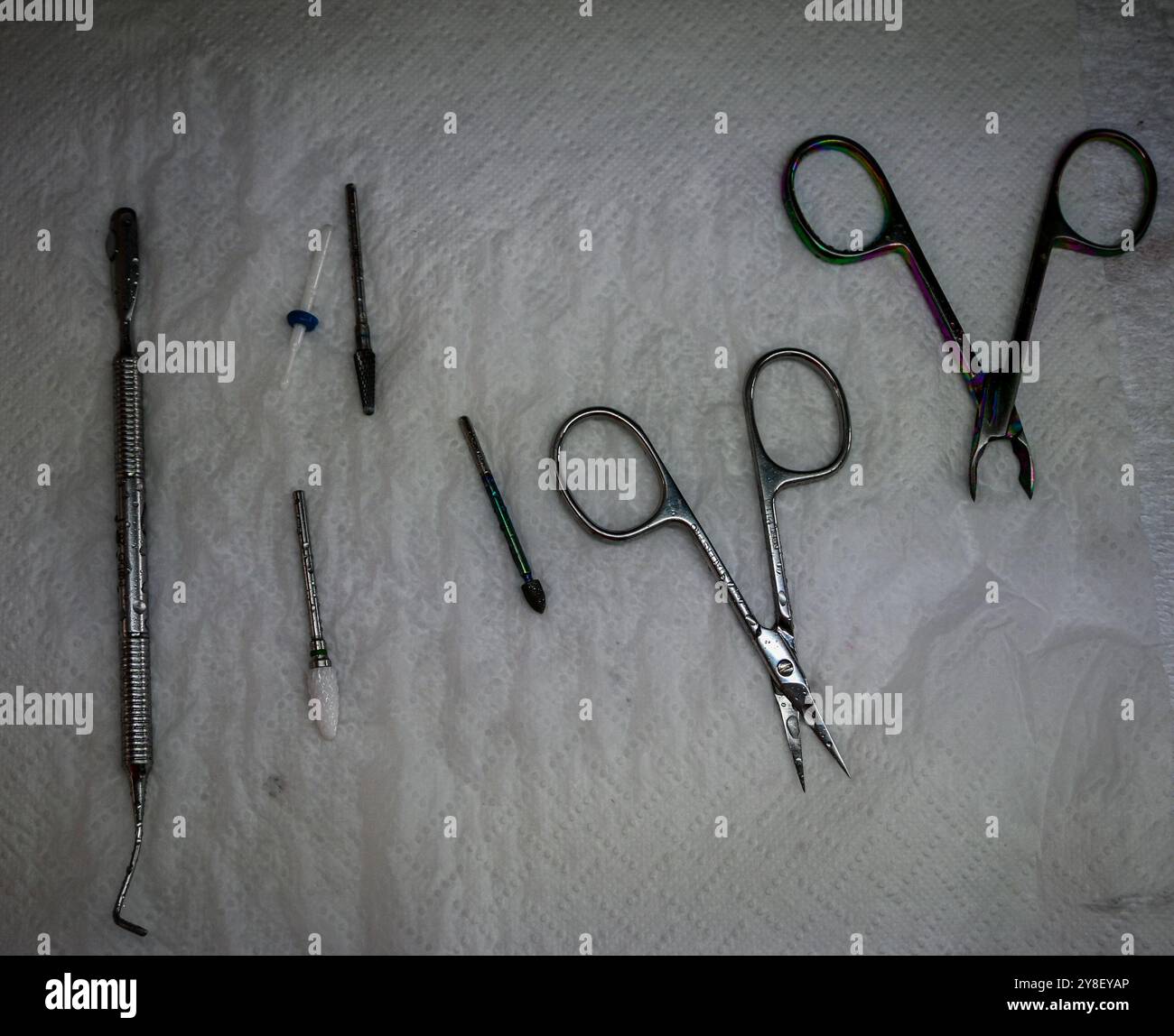 Nail technician tools hi-res stock photography and images - Alamy