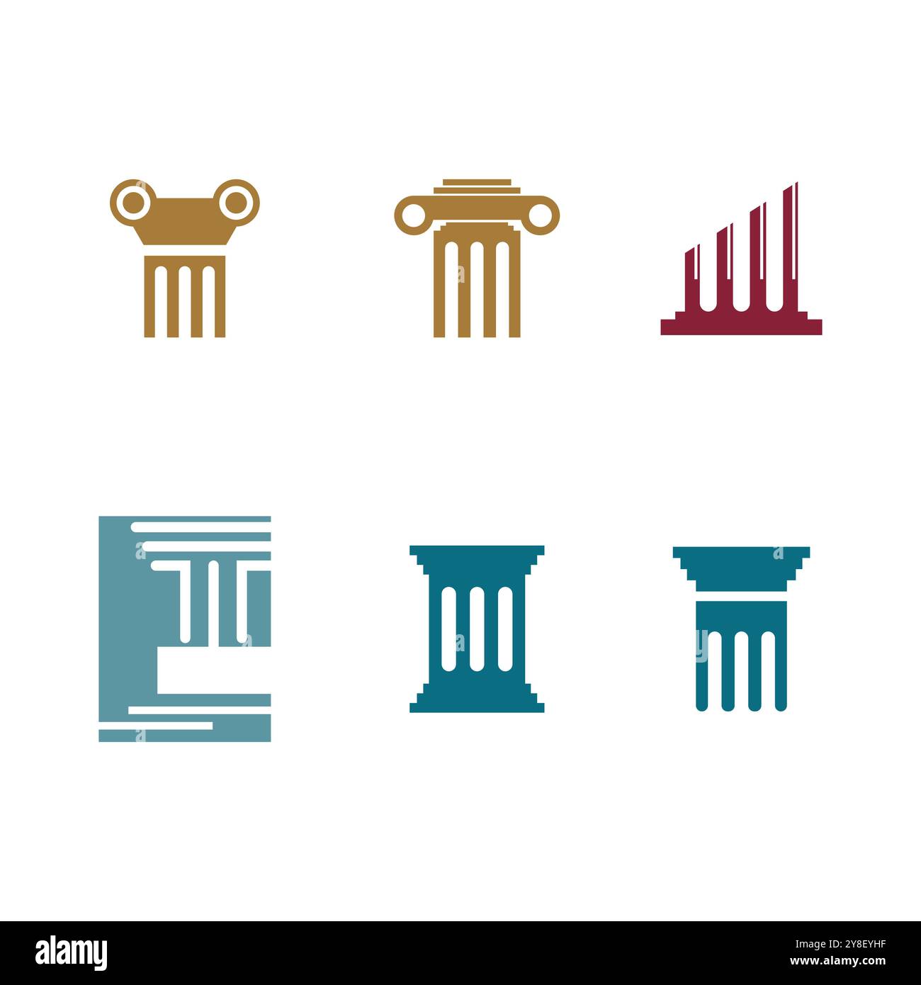 Column logo hi-res stock photography and images - Alamy