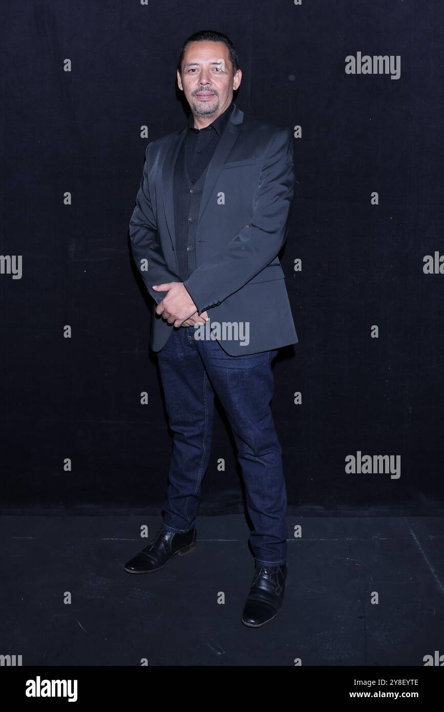 Mexico City, Mexico. 04th Oct, 2024. Esteban Roman poses for photos ...