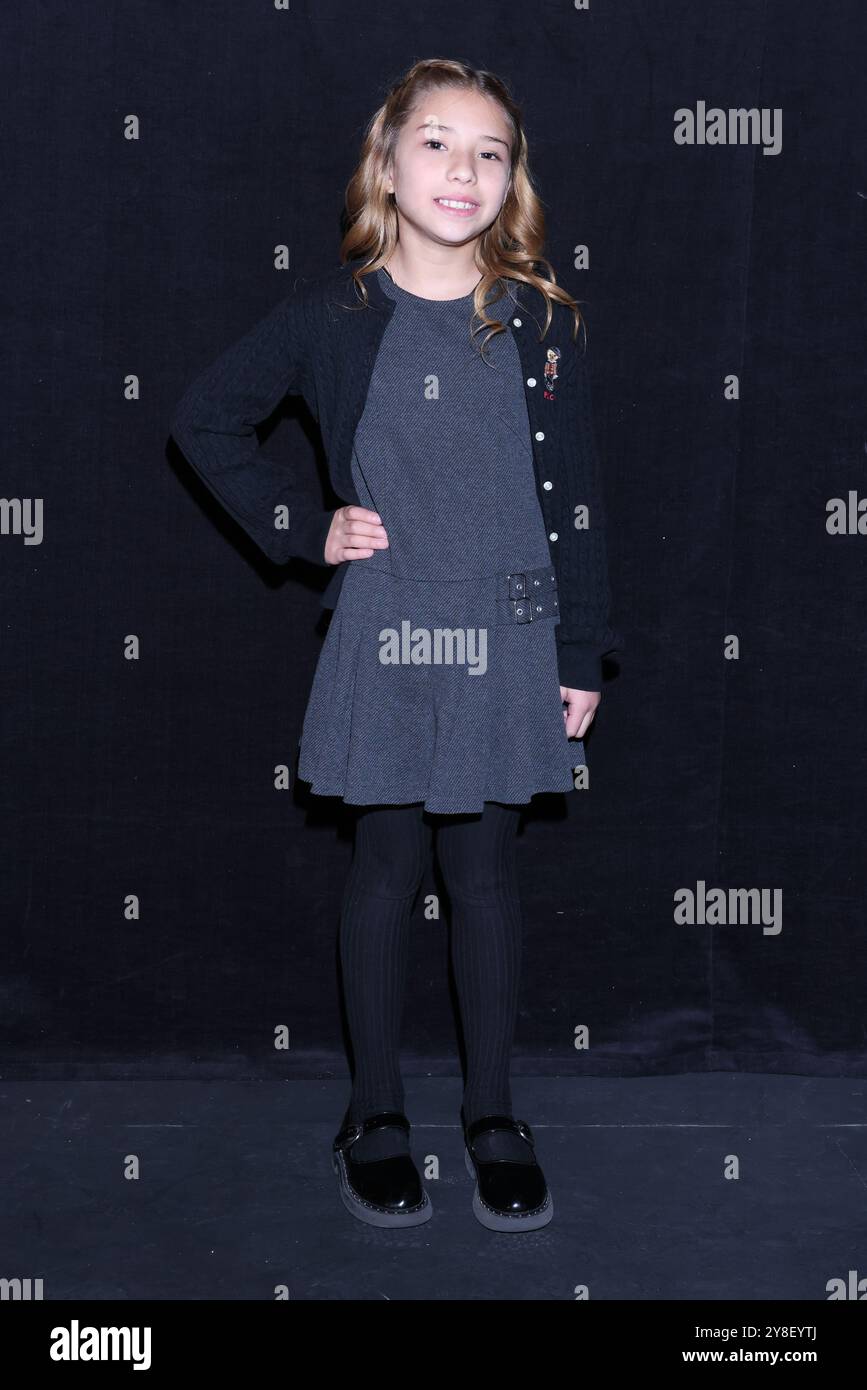 Camila Suárez poses for photos during the 'El Sotano' press conference at Teatro Fernando Soler ...