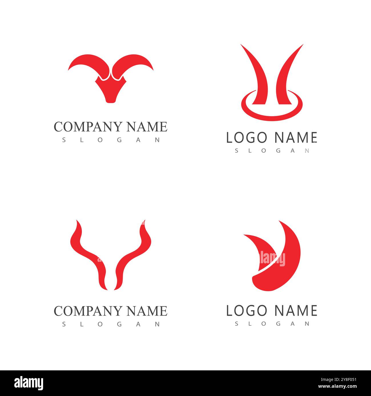 Horn logo vector template and symbol Stock Vector Image & Art - Alamy