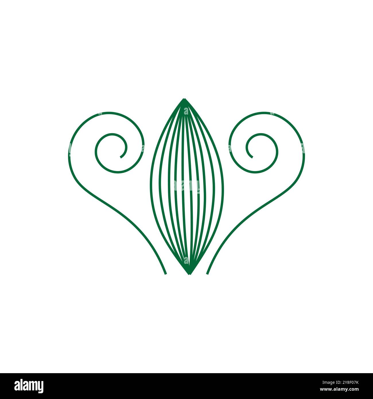 Leaf line logo vector and symbol Stock Vector Image & Art - Alamy