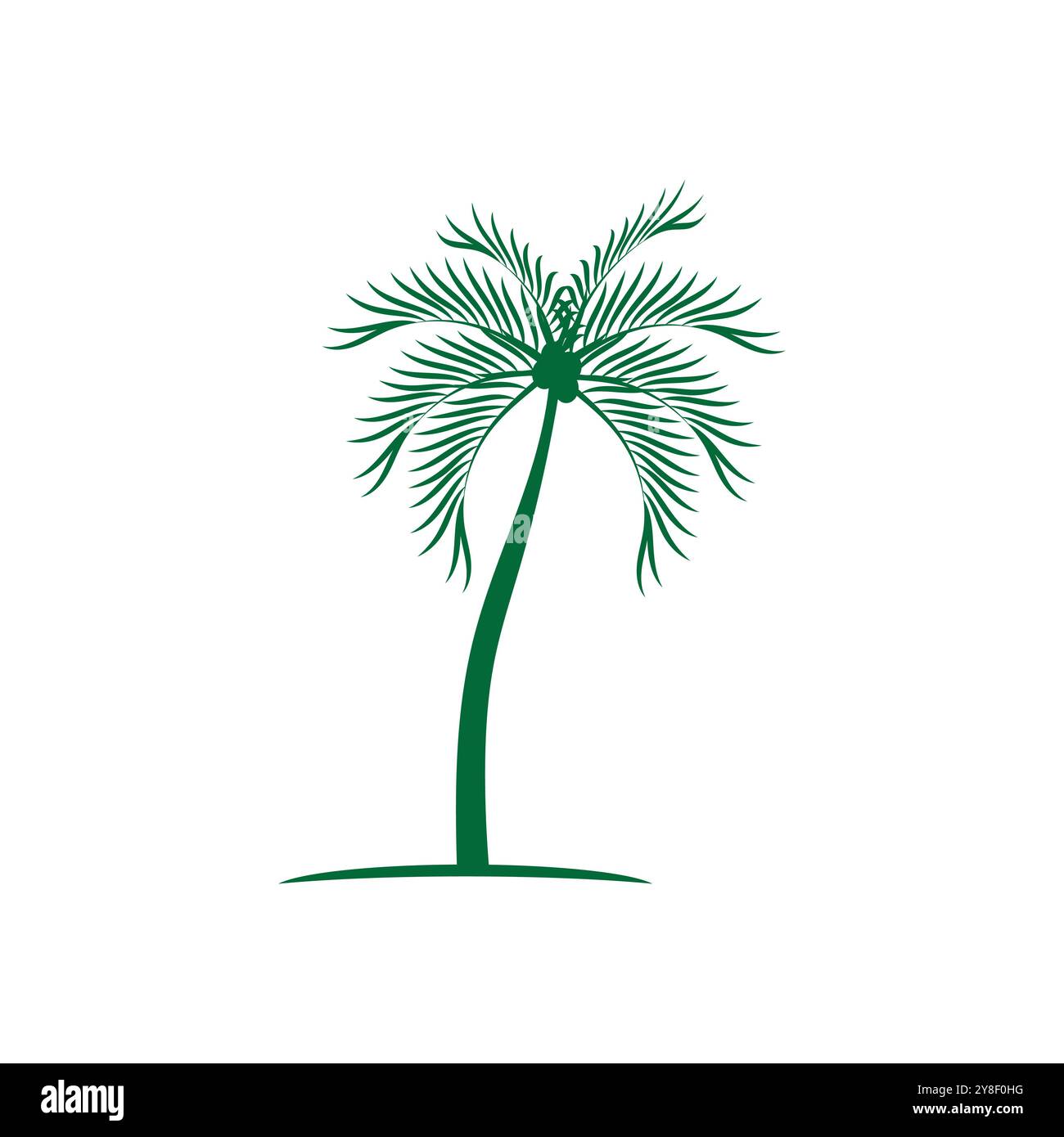 Palm tree logo vector template symbol design Stock Vector Image & Art ...