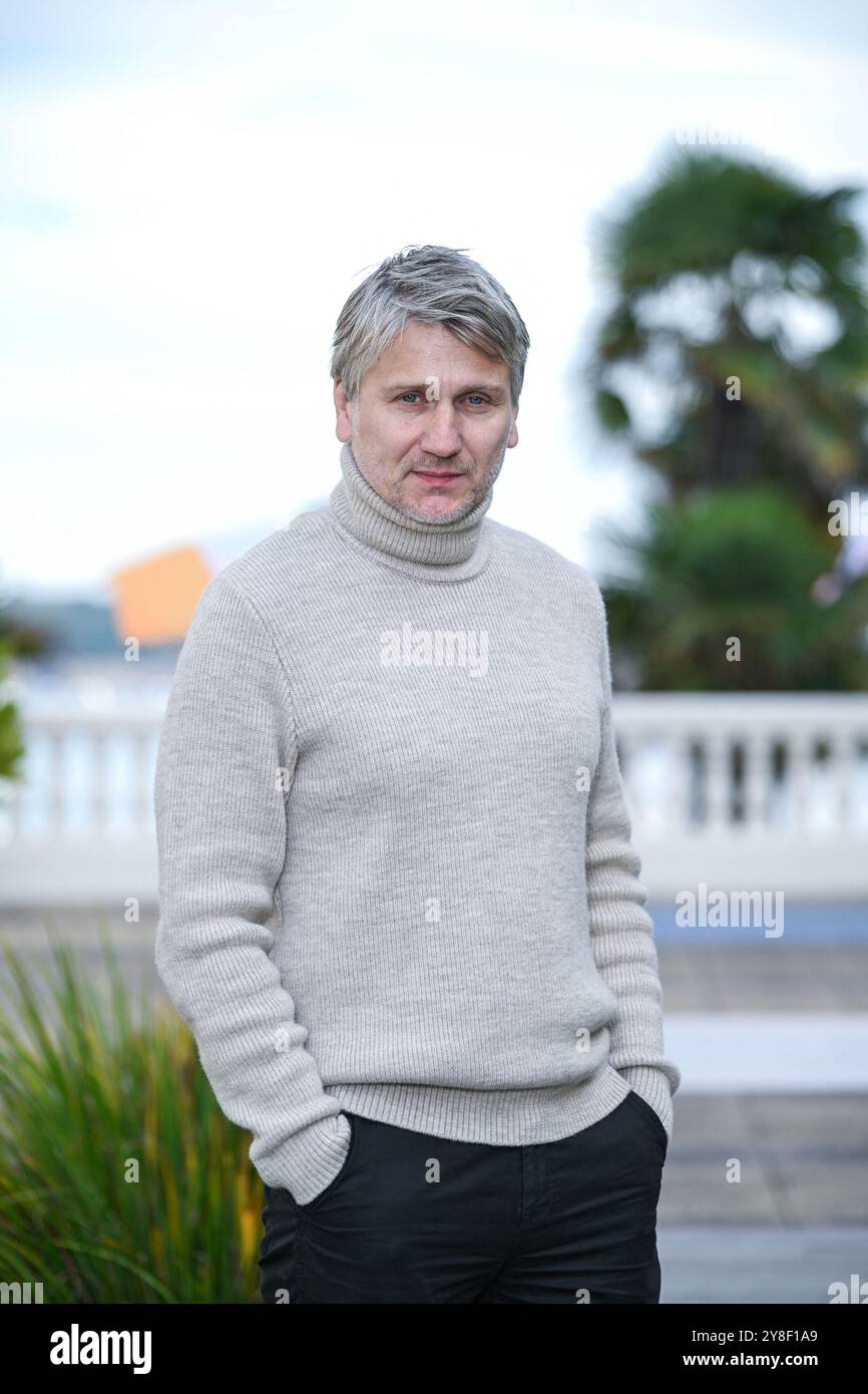 Jury member Stanislas Merhar attends the jury photocall as part of the ...