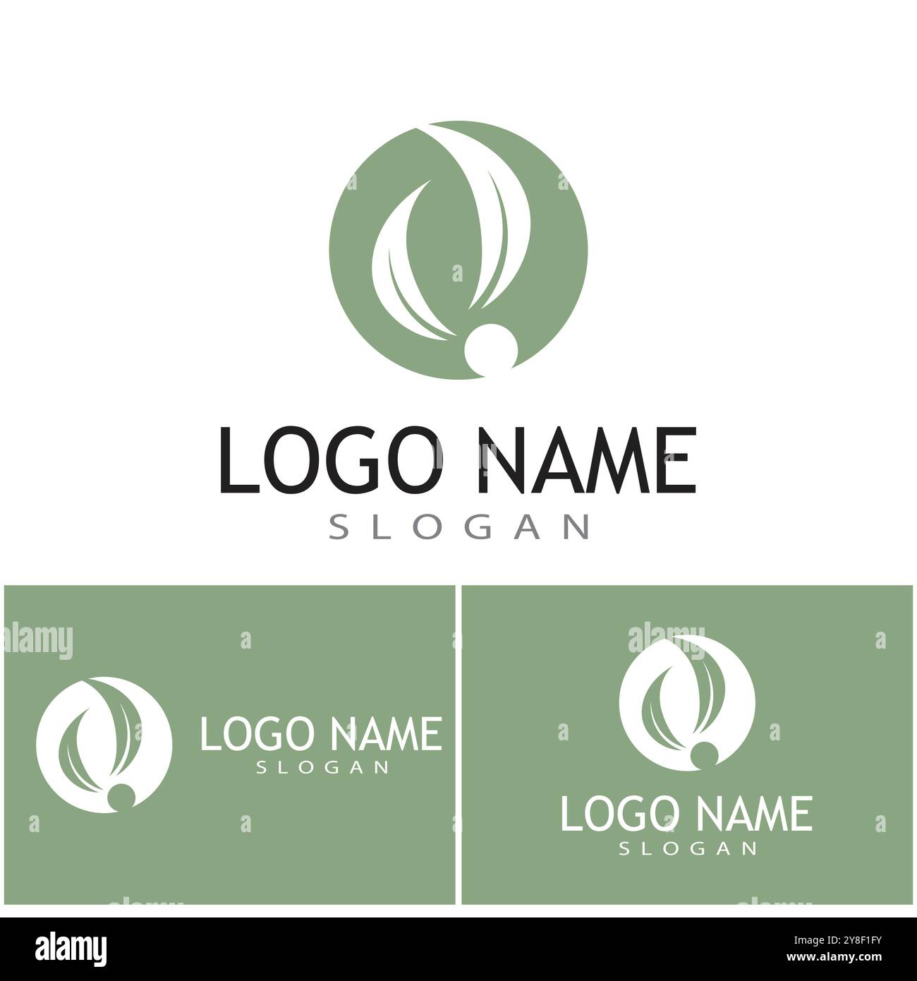 Leaf and Shutter Lens Aperture for Nature Photographer logo design ...