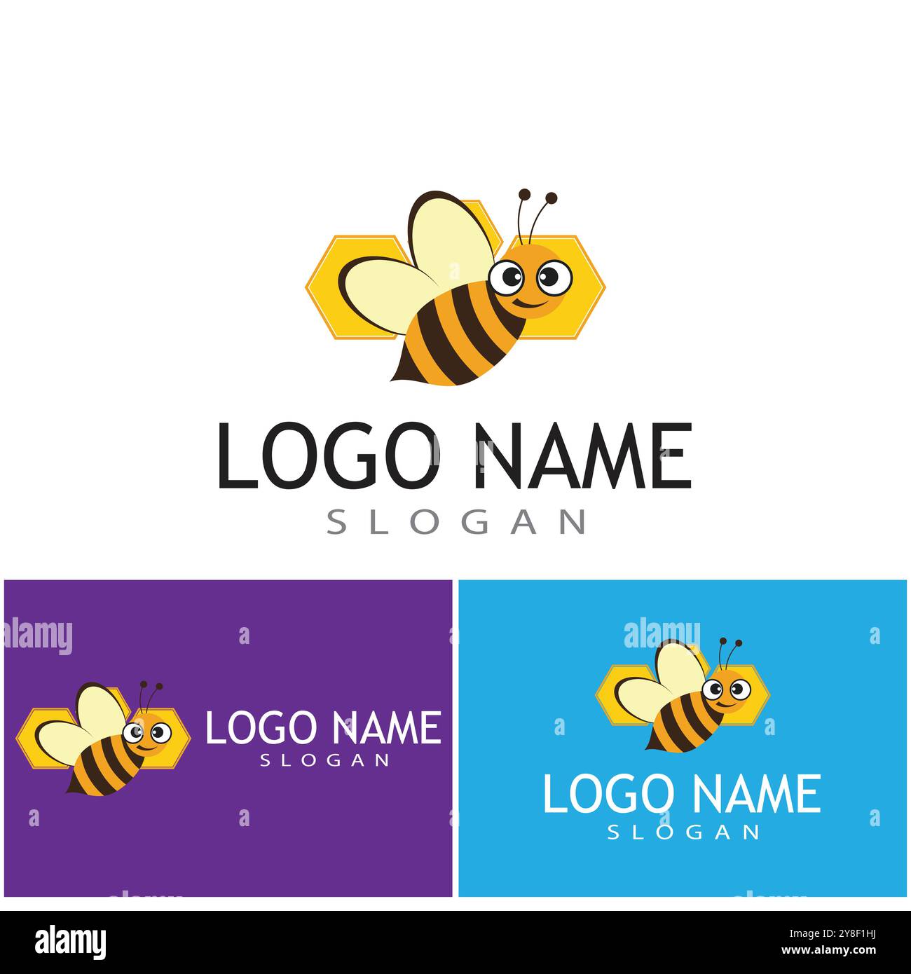 Honeycomb logo vector texture illustration design Stock Vector Image ...