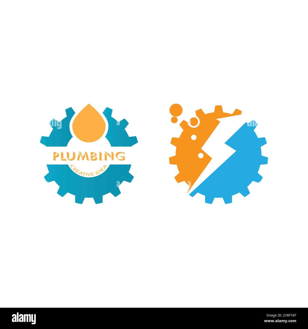 Plumbing logo vector design business template element design Stock Vector Image & Art - Alamy