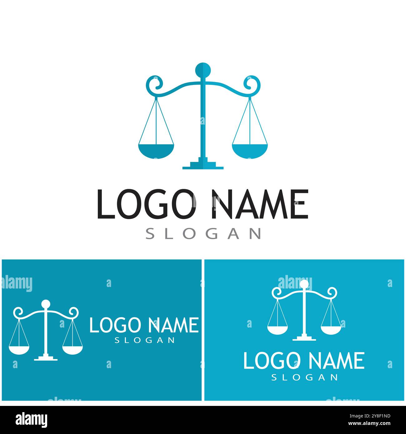 justice law Logo Template vector illsutration design Stock Vector Image ...