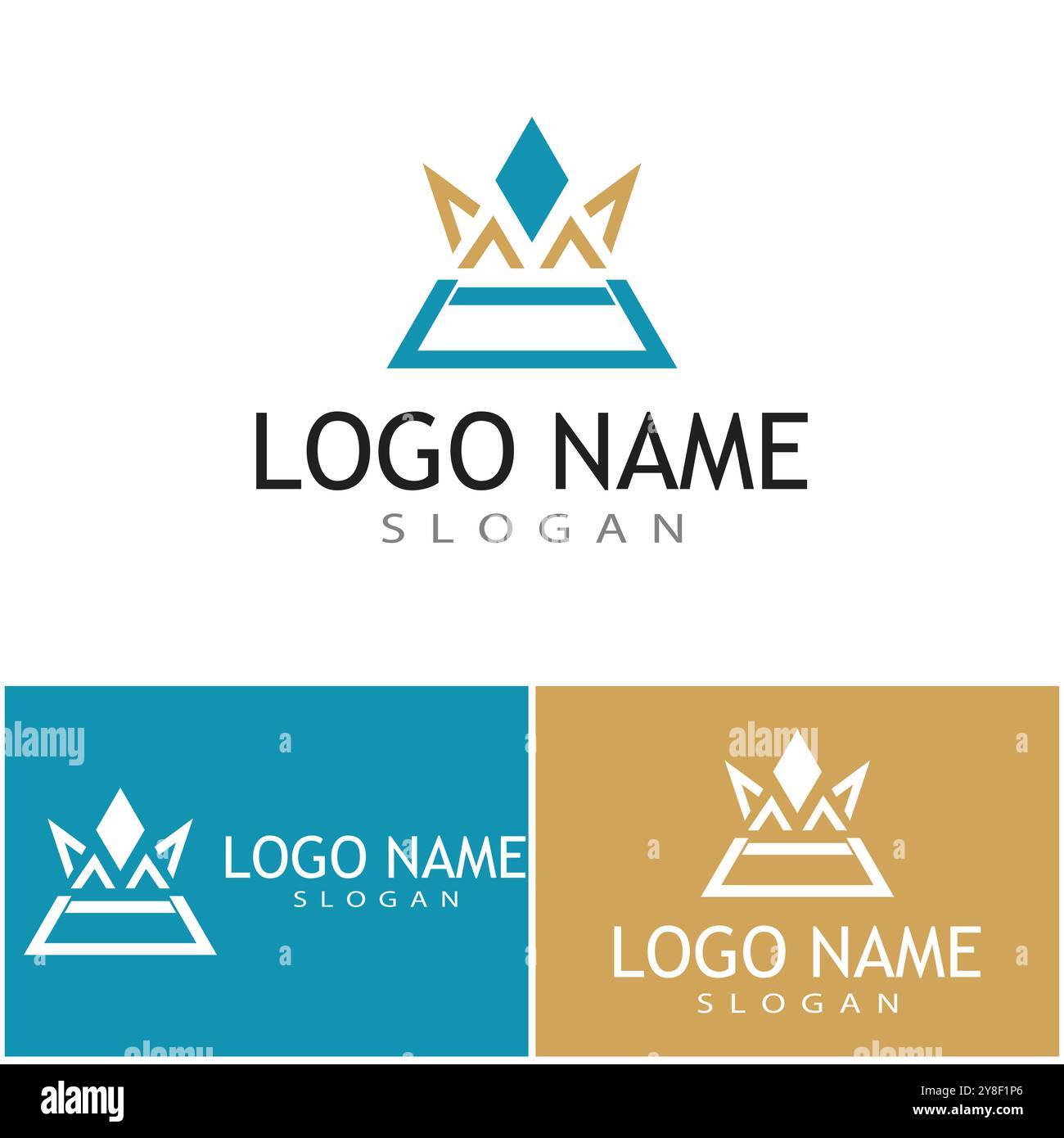 Futuristic Triangle Chain logo design inspiration Stock Vector Image ...