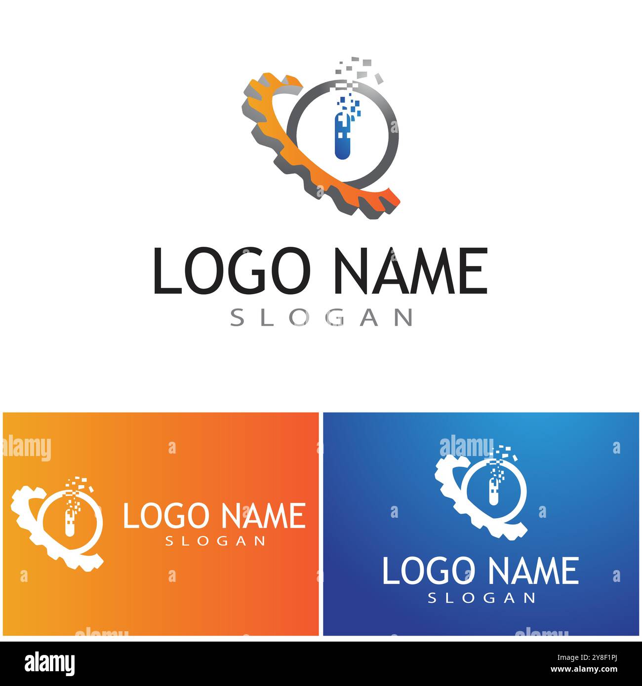Technology logo template vector illustration Stock Vector Image & Art ...