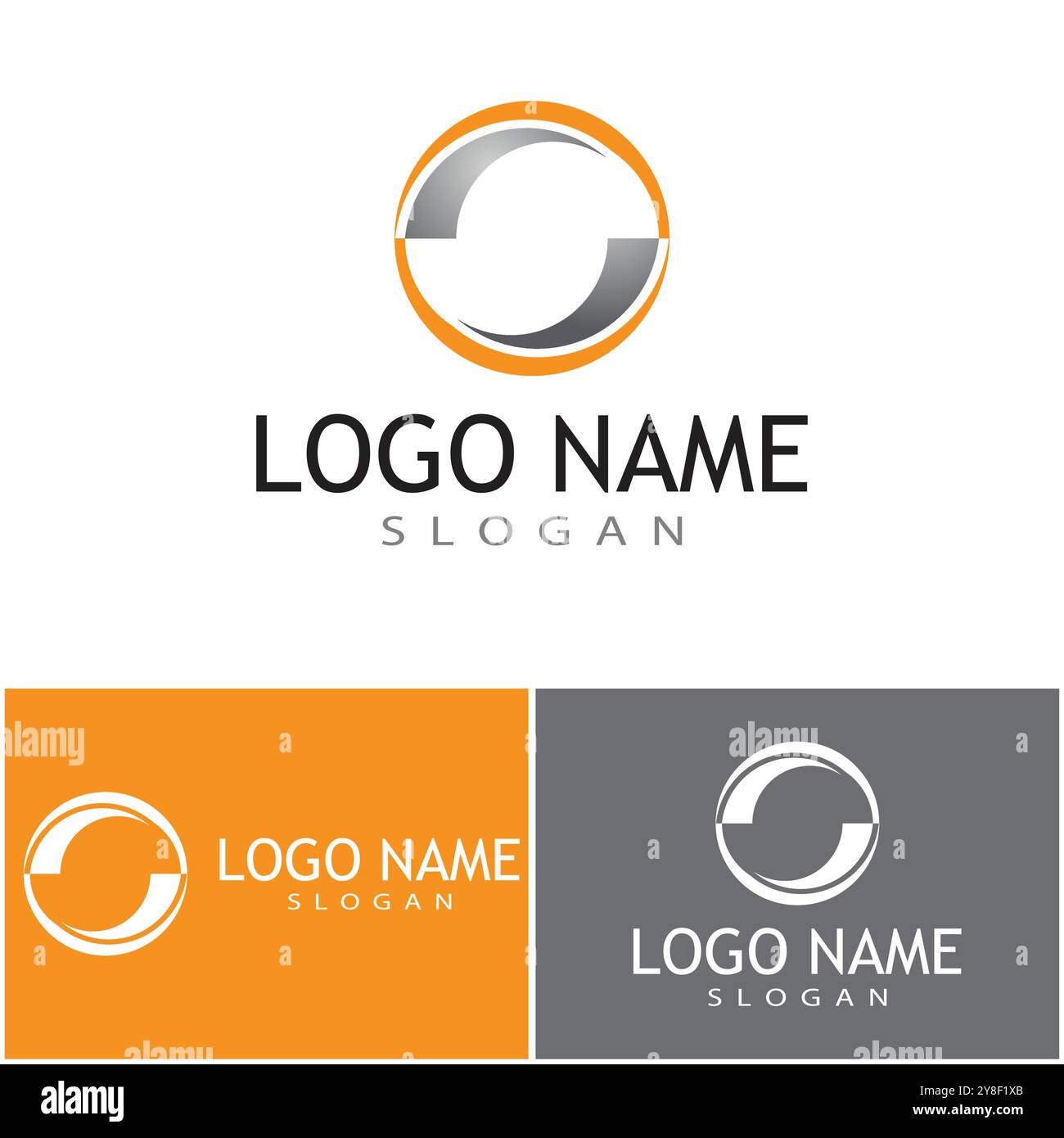 Circle vector flat design template Stock Vector Image & Art - Alamy