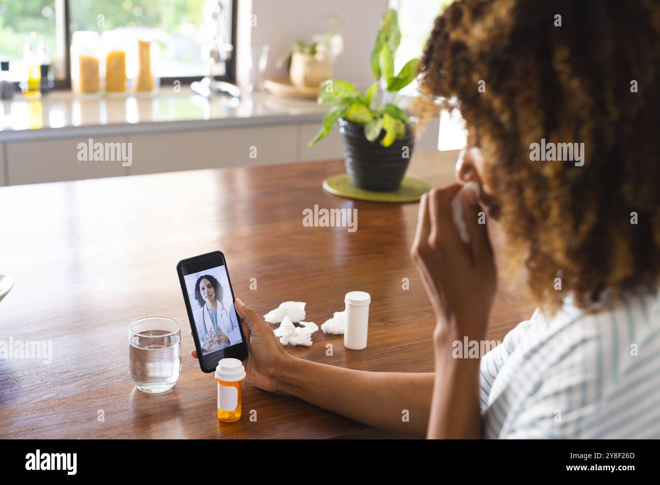 Video call doctor via hi-res stock photography and images - Alamy