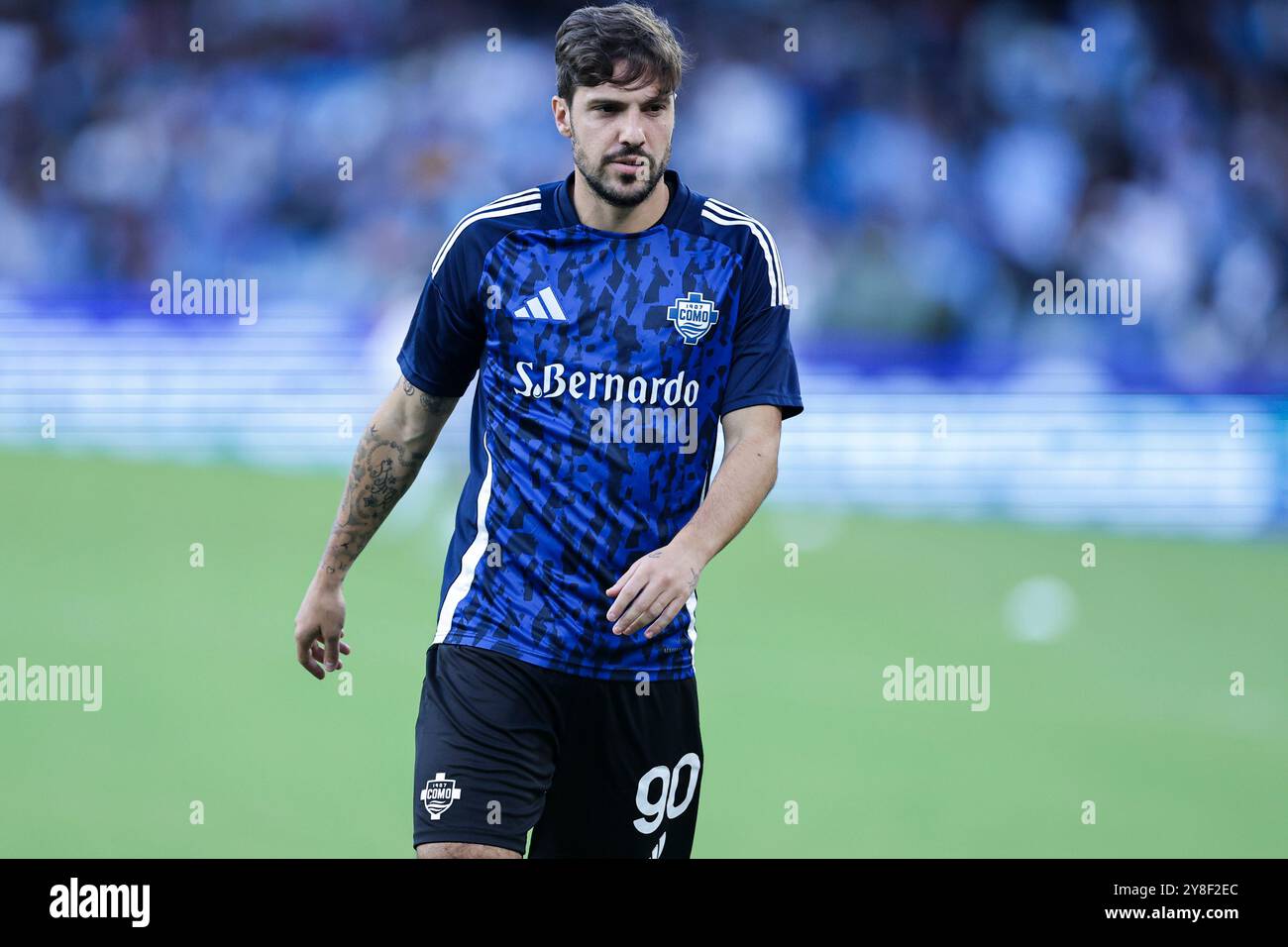 Como’s Italian forward Simone Verdi looks before the Serie A football ...