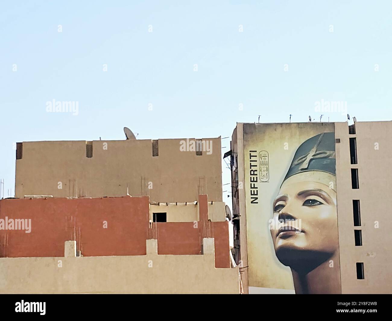Giza, Egypt, September 27 2024: External visual improvements of ...