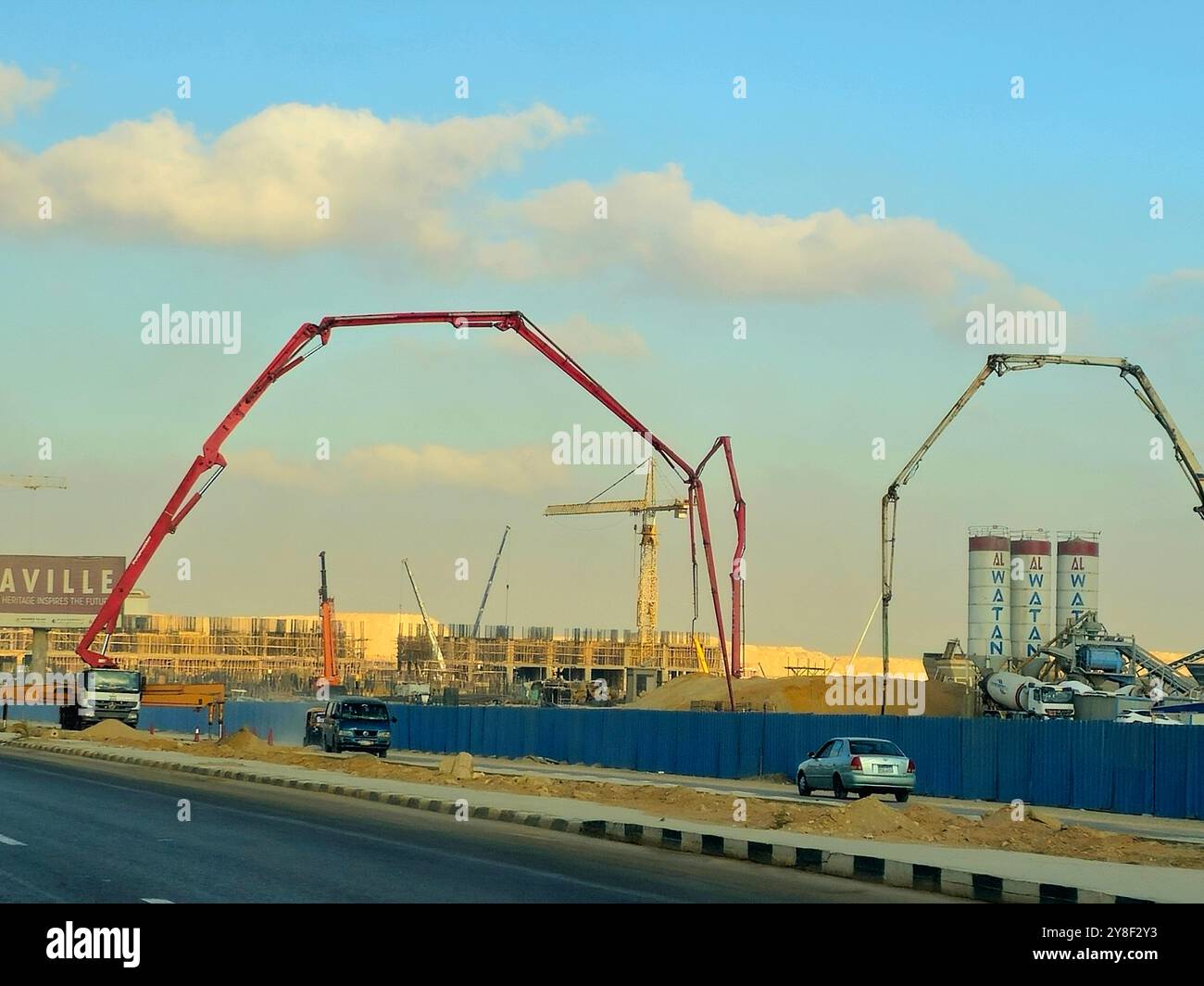 Cairo, Egypt, September 30 2024: New buildings and high rise of ...