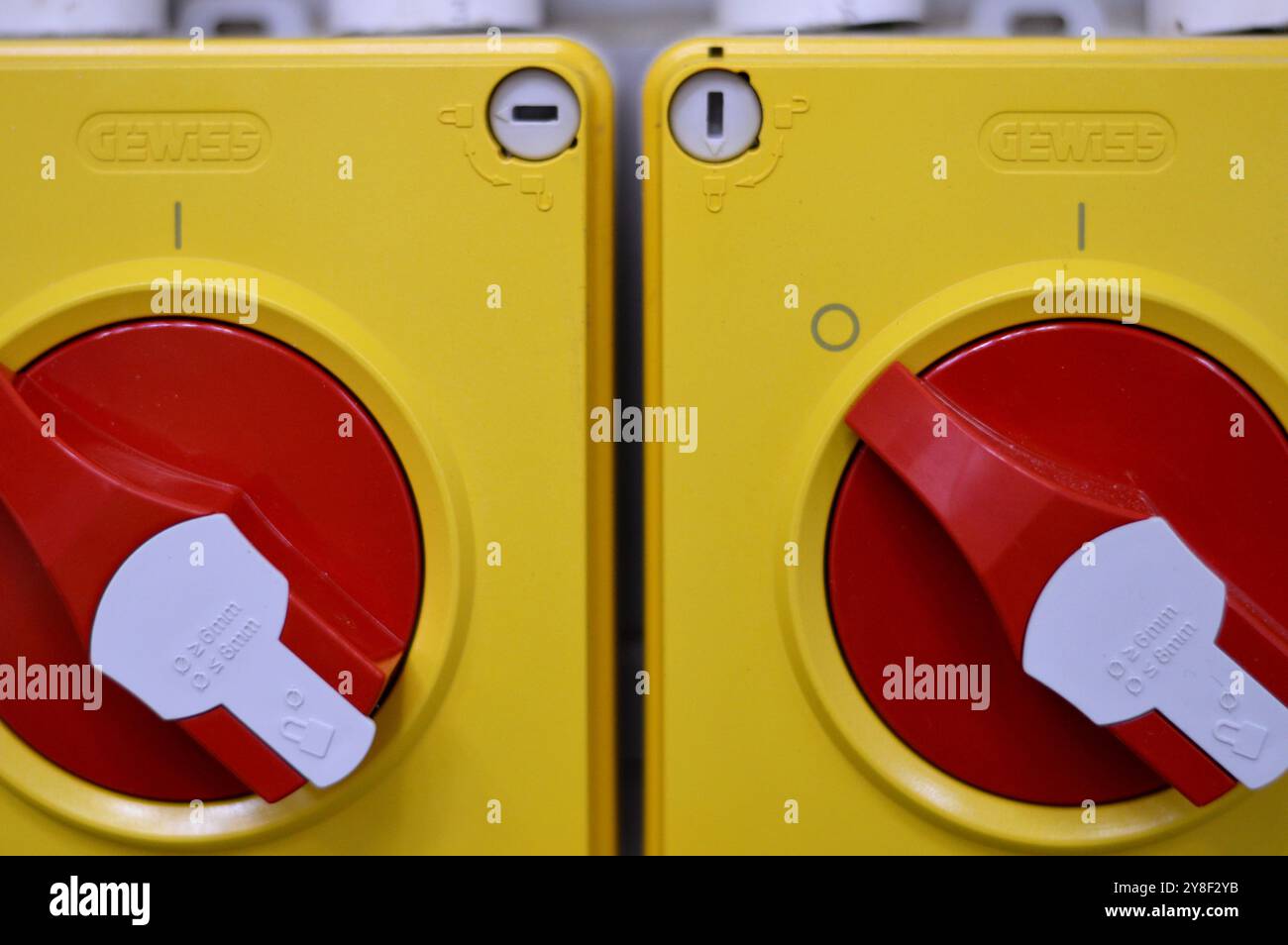 Cairo, Egypt, September 8 2024: GEWiSS rotary control isolator ...