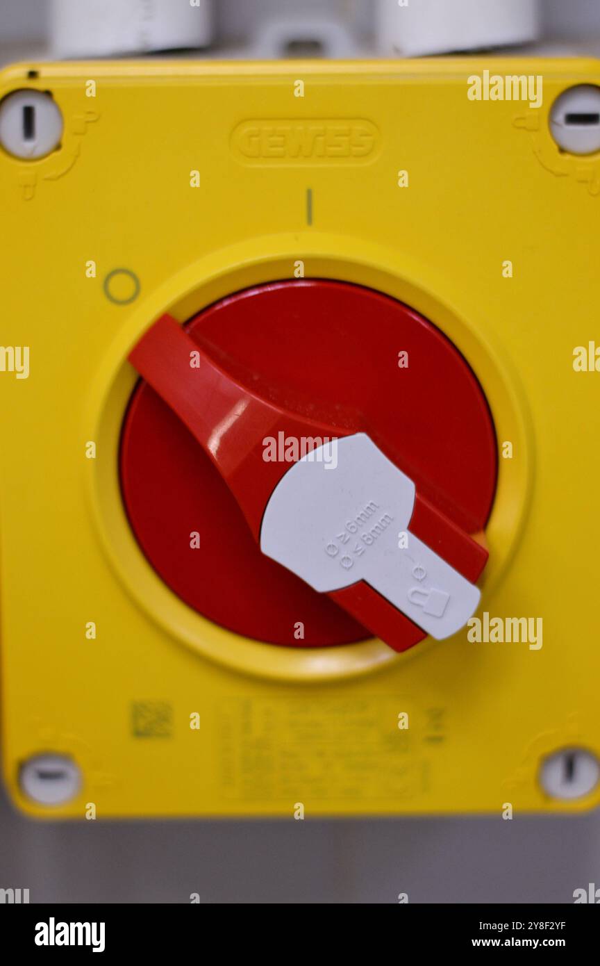 Cairo, Egypt, September 8 2024: GEWiSS rotary control isolator ...