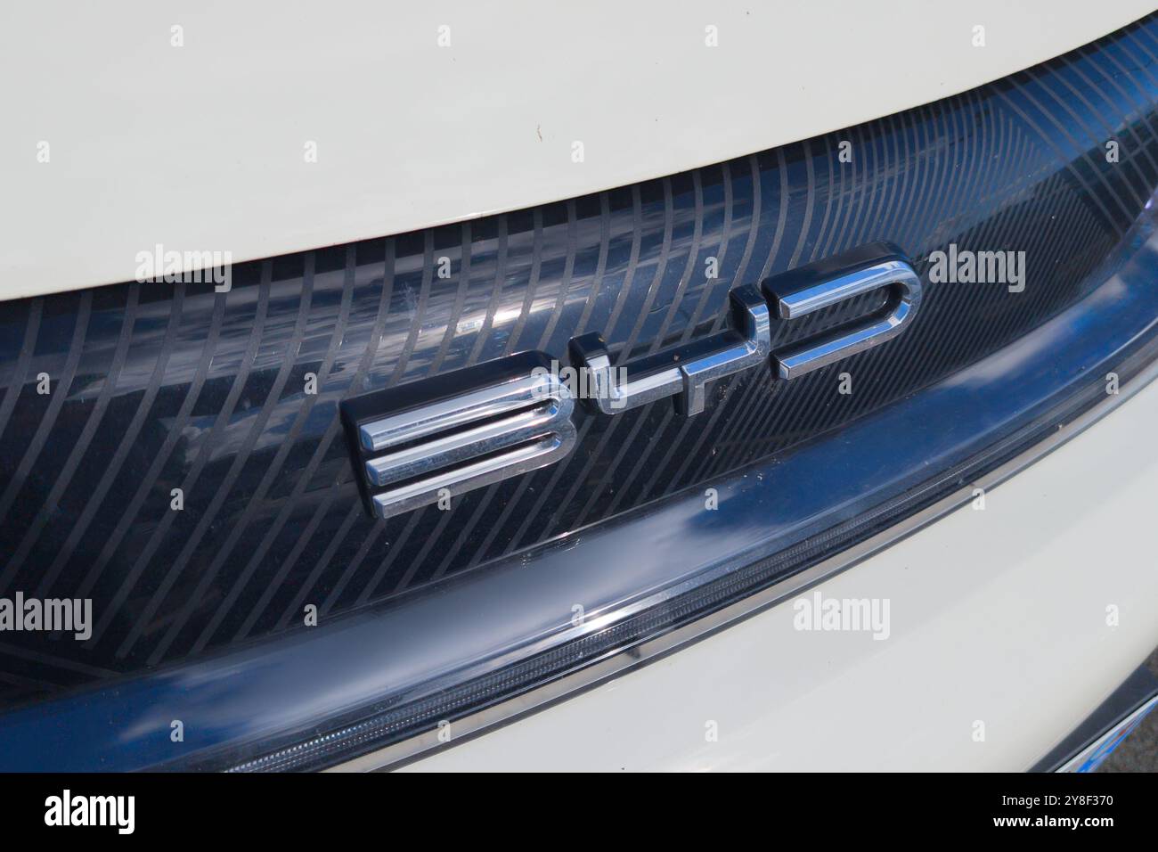 Bordeaux, France - 10 03 2024 : BYD car ev logo brand and chinese sign ...