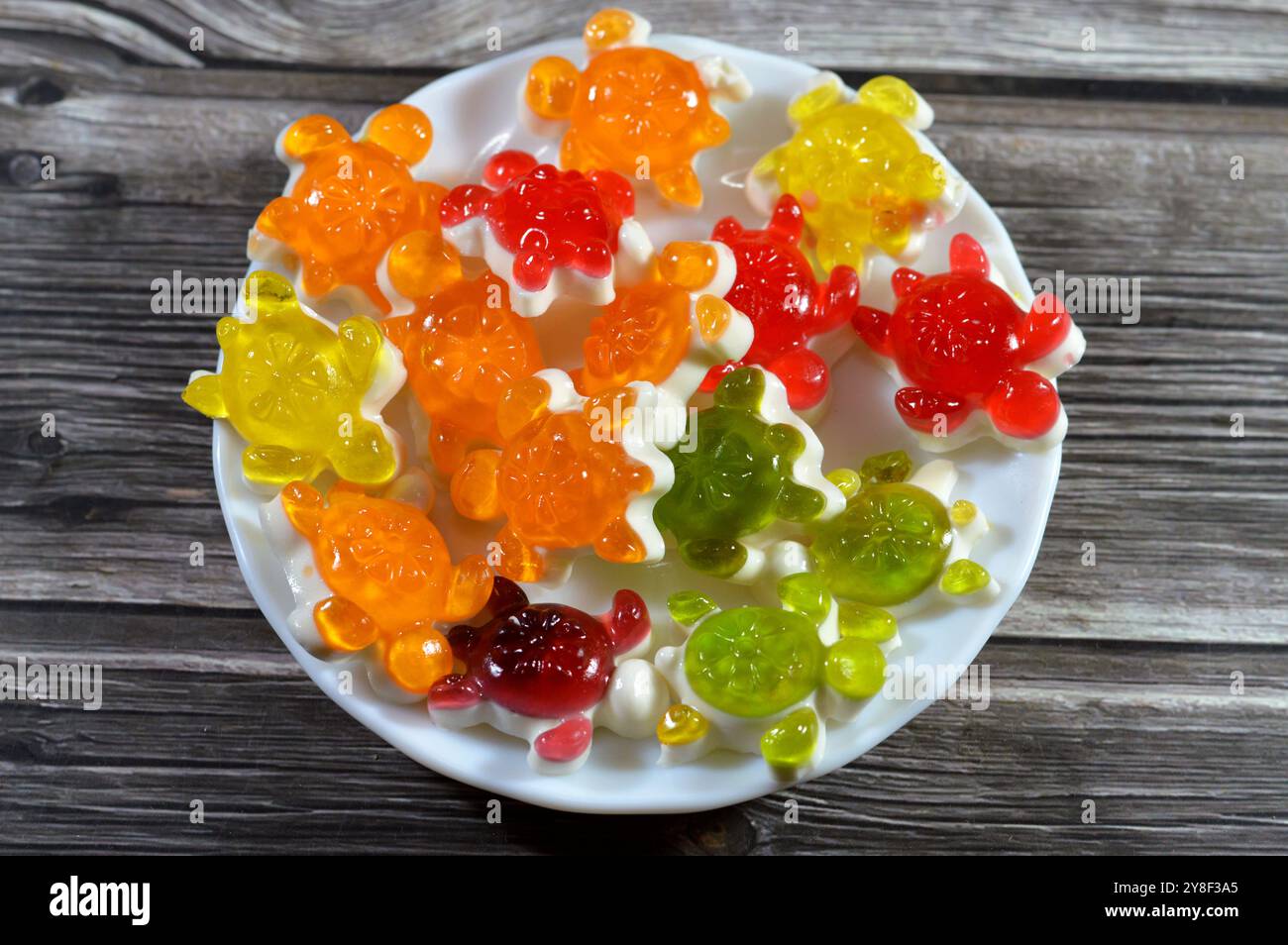 gummy candies shaped like turtles, soft and chewy with a variety of ...
