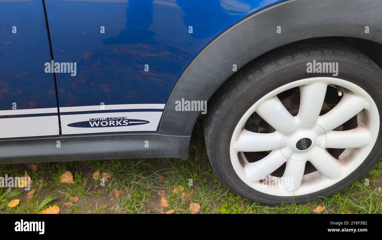 Bordeaux, France - 10 04 2024 : Mini jcw John Cooper Works brand logo ...