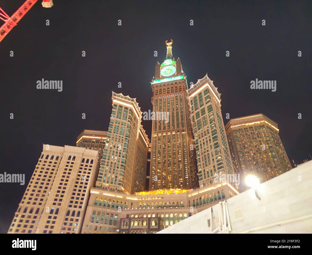 Mecca, Saudi Arabia, June 8 2024: The Clock Towers near Kaaba, a ...