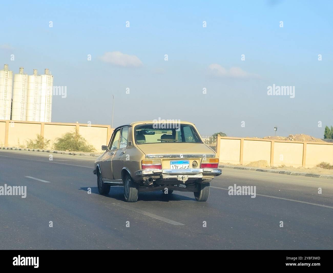 Cairo, Egypt, September 14 2024: Renault 12 TX vehicle car, The Renault ...