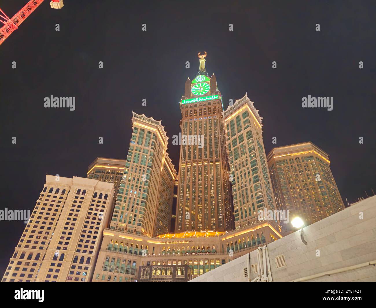 Mecca, Saudi Arabia, June 8 2024: The Clock Towers near Kaaba, a ...