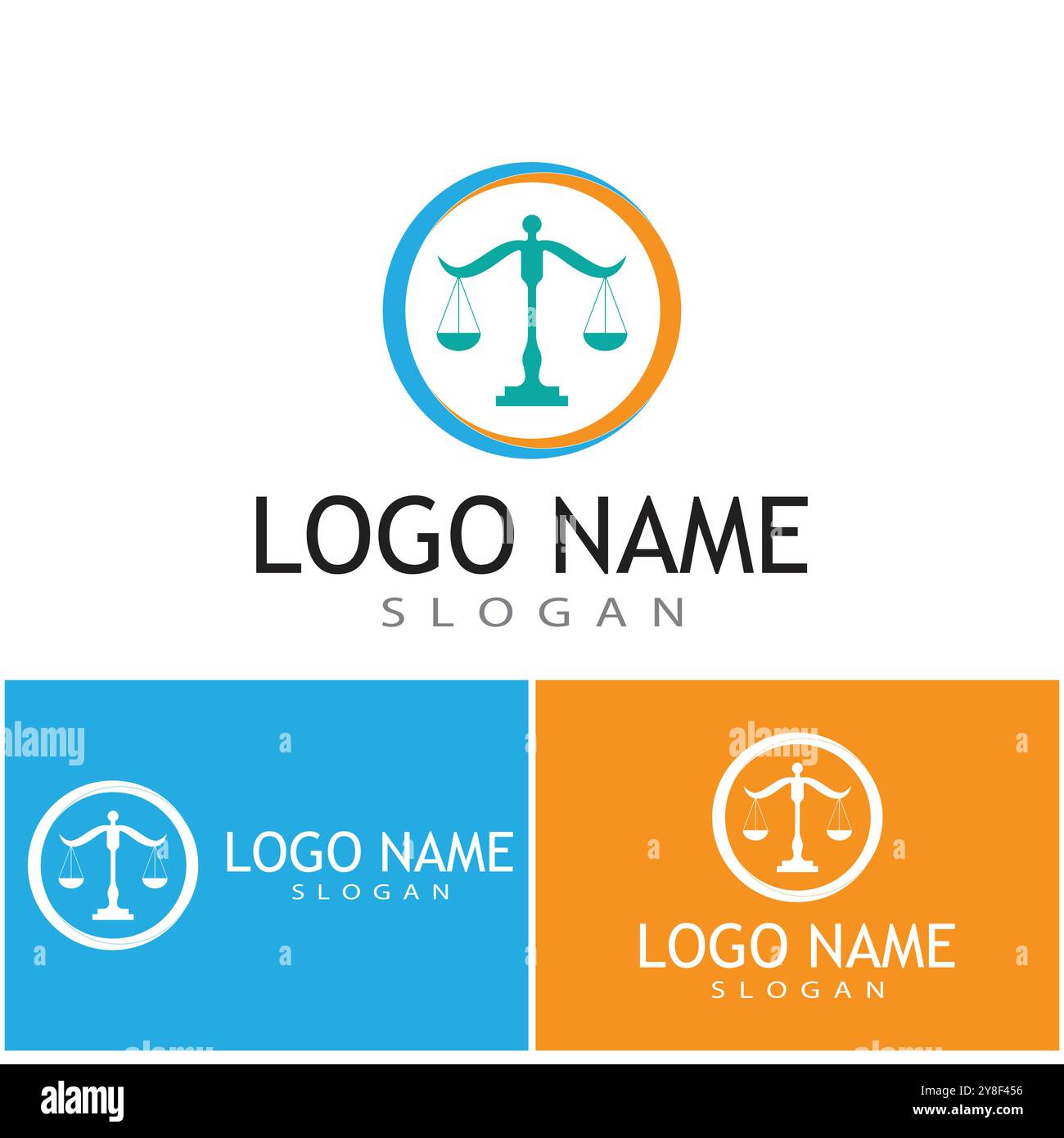 justice law Logo Template vector illsutration design Stock Vector Image ...