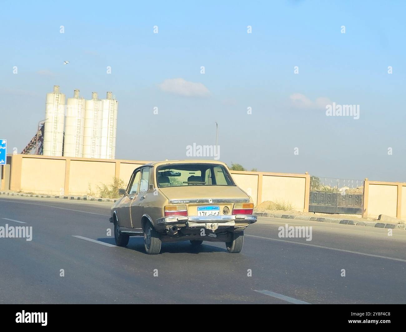 Cairo, Egypt, September 14 2024: Renault 12 TX vehicle car, The Renault ...