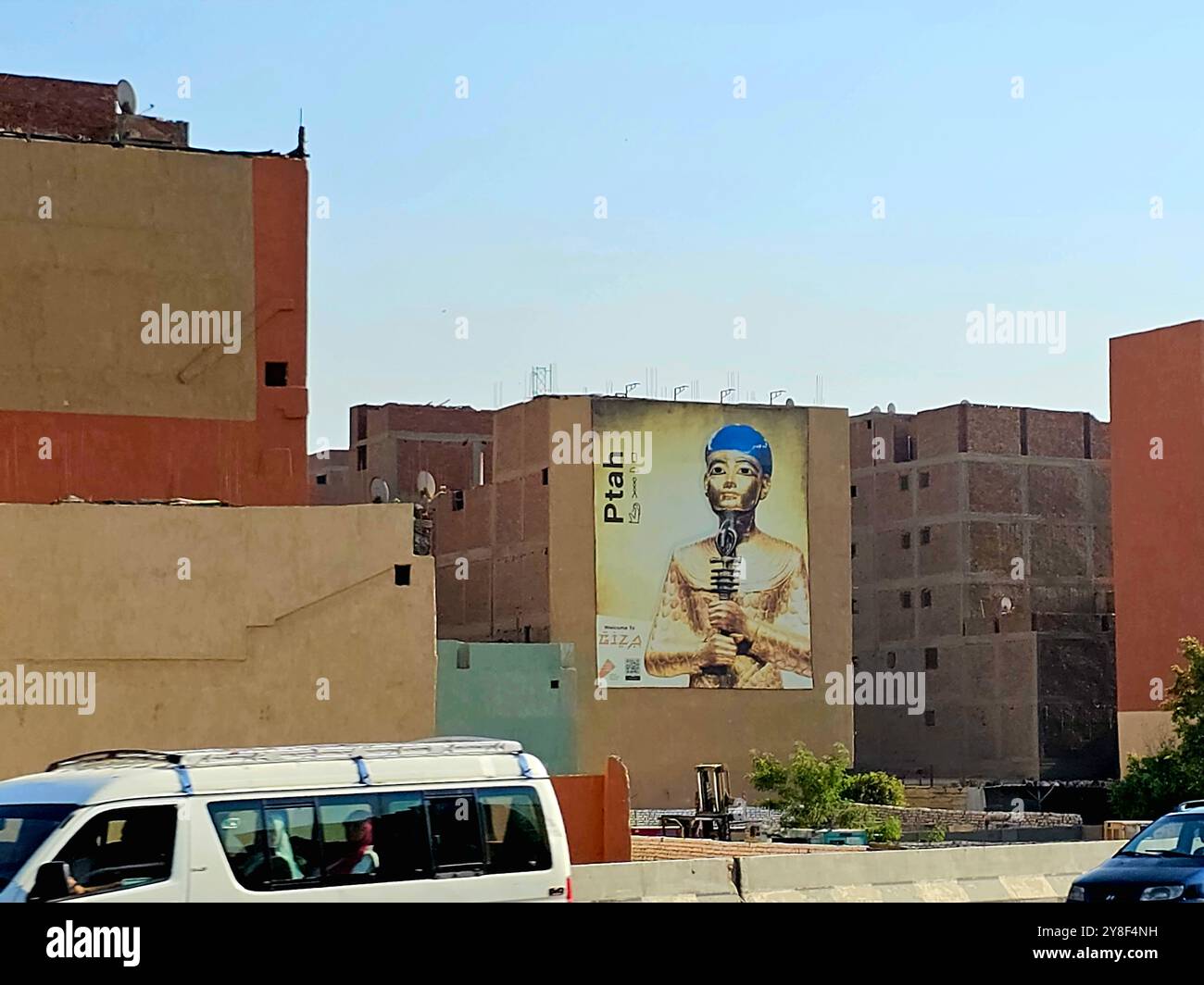 Giza, Egypt, September 27 2024: External visual improvements of ...