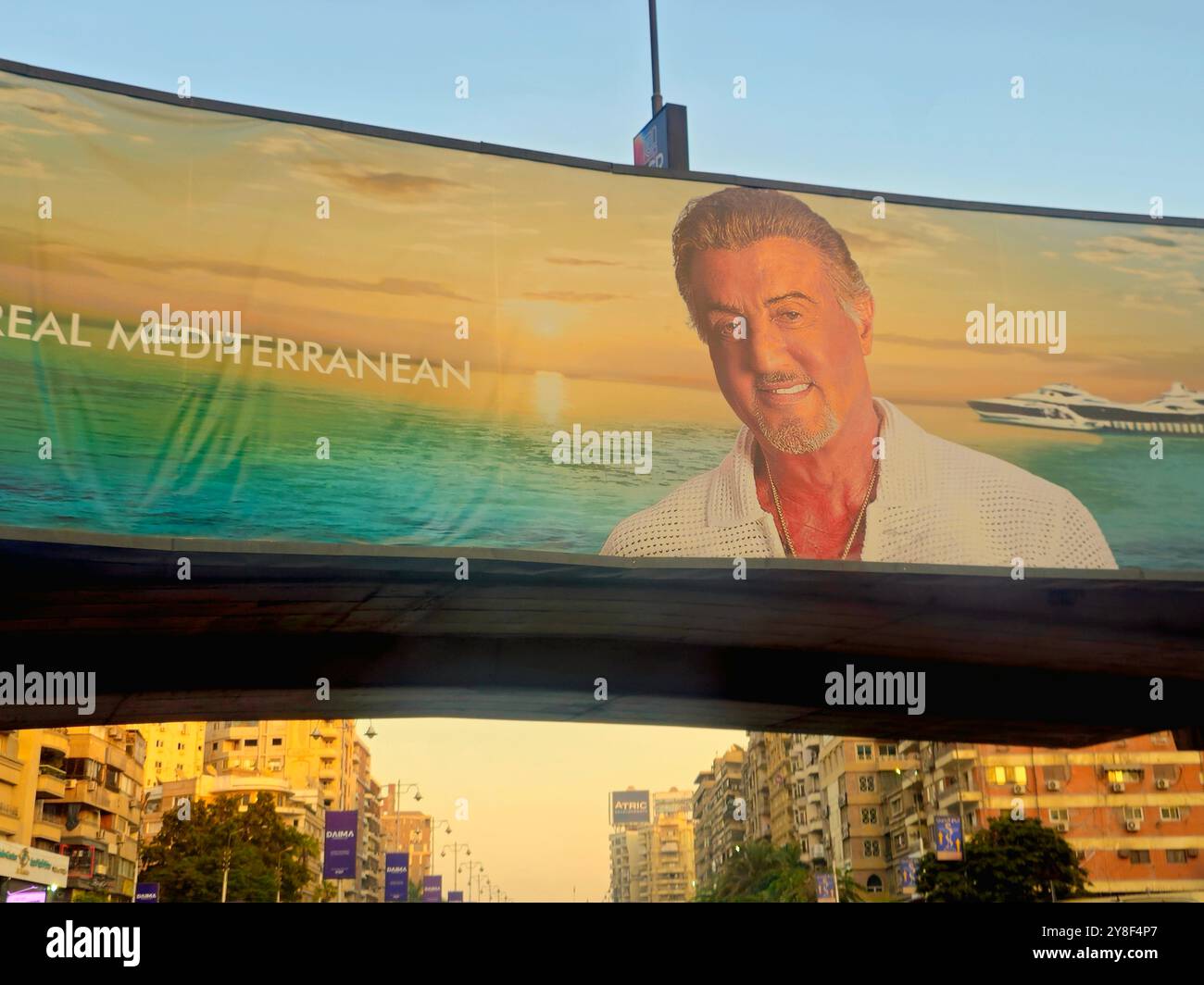 Cairo, Egypt, September 28 2024: advertising campaign Talaat Moustafa ...