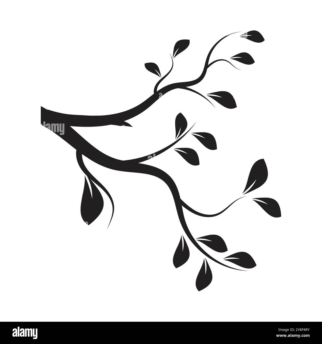 branch tree vector illustration summer clipart autumn clipart nature ...