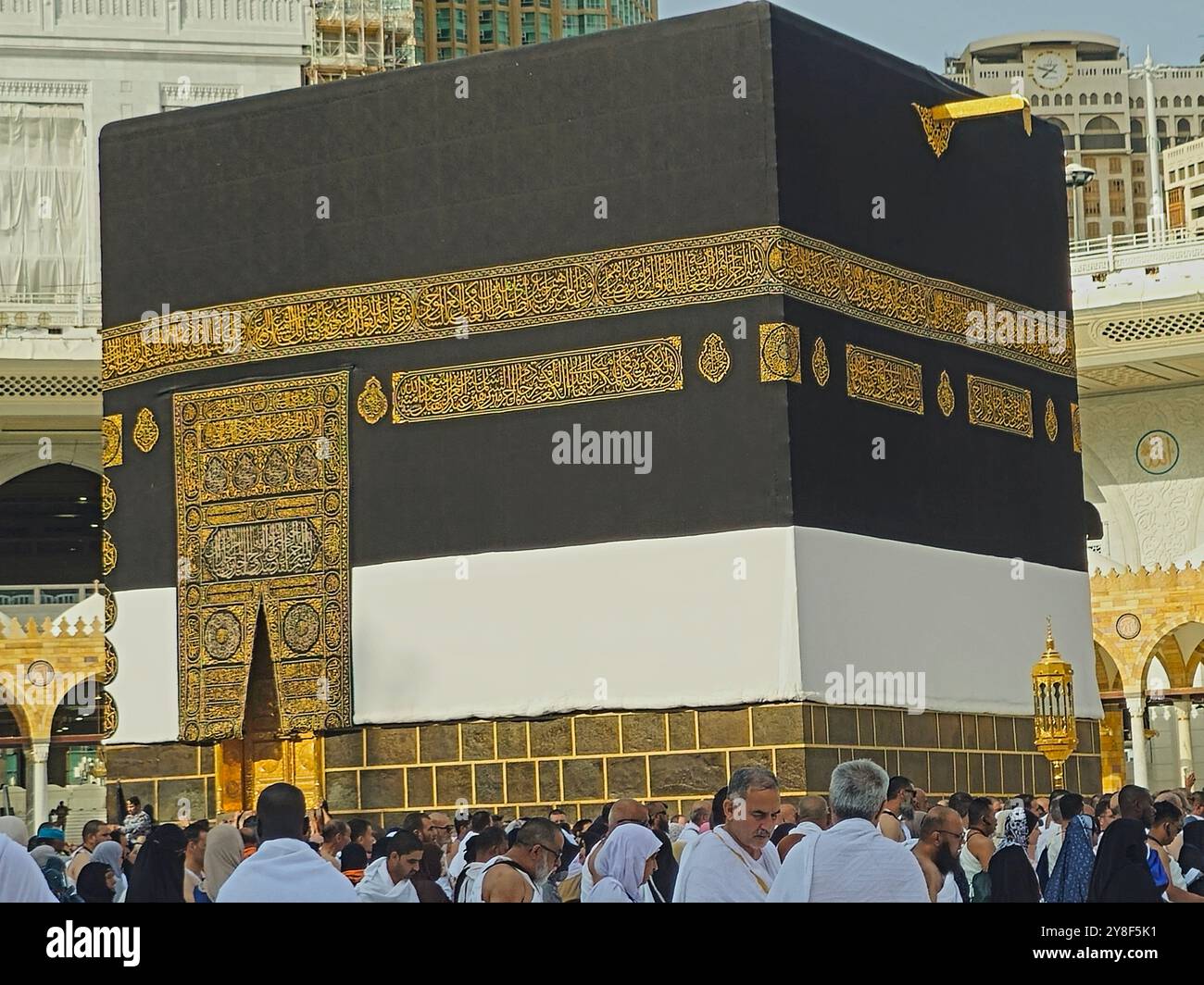 Mecca, Saudi Arabia, June 12 2024: Al Kaaba in Ihram clothing, The ...