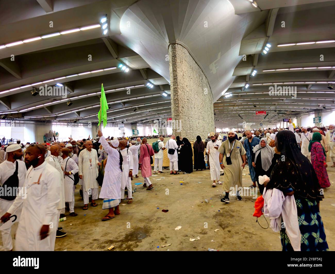 Mina, Saudi Arabia, June 17 2024: Mina, Muna, or the city of tents, the ...