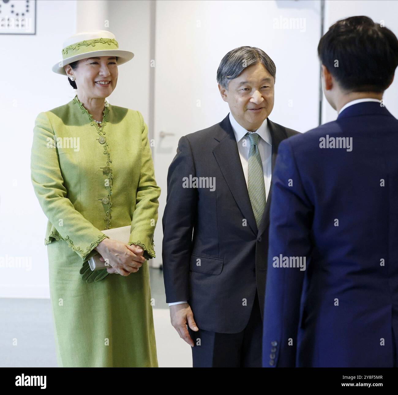 Japanese Emperor Naruhito and Empress Masako arrive at SAGA Sunrise ...