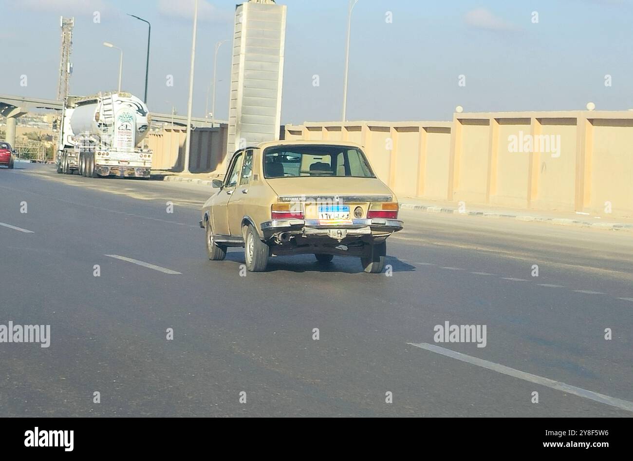 Cairo, Egypt, September 14 2024: Renault 12 TX vehicle car, The Renault ...