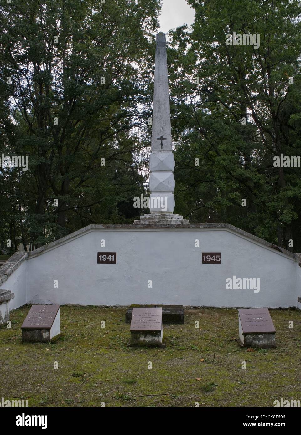 Mazeikiai, Lithuania - Sep 11, 2024: Mazeikiai Soviet War Cemetery ...
