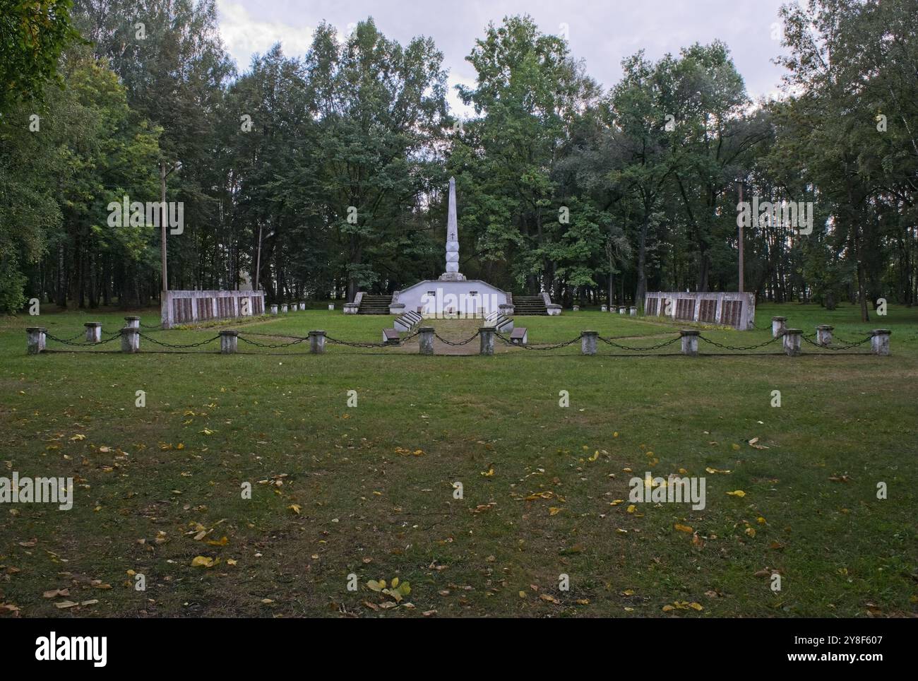 Mazeikiai, Lithuania - Sep 11, 2024: Mazeikiai Soviet War Cemetery ...