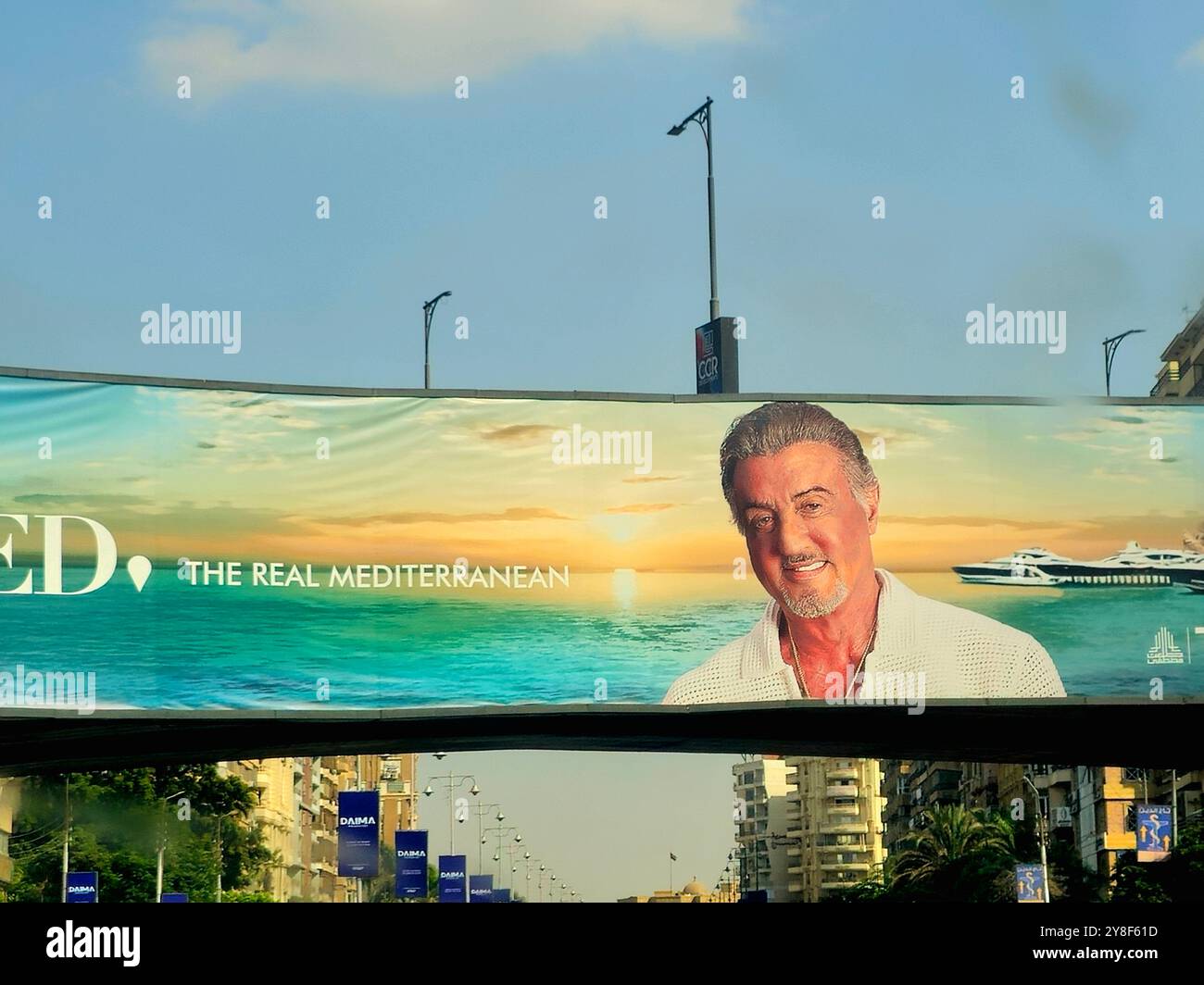 Cairo, Egypt, September 21 2024: advertising campaign Talaat Moustafa ...