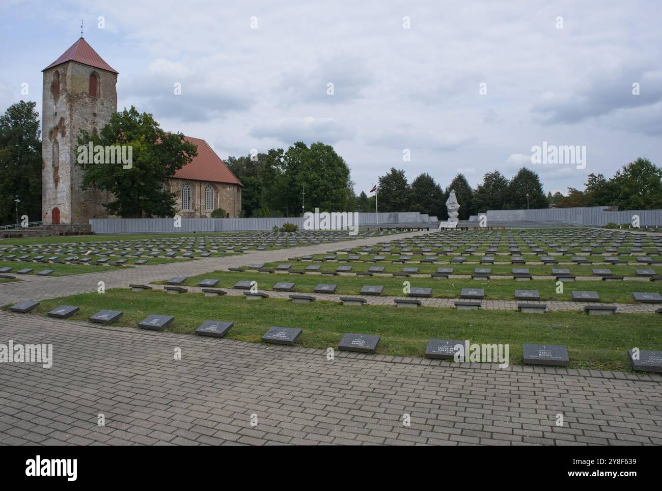 Lestene, Lithuania - Sep 12, 2024: Lestene Latvian War Cemetery ...