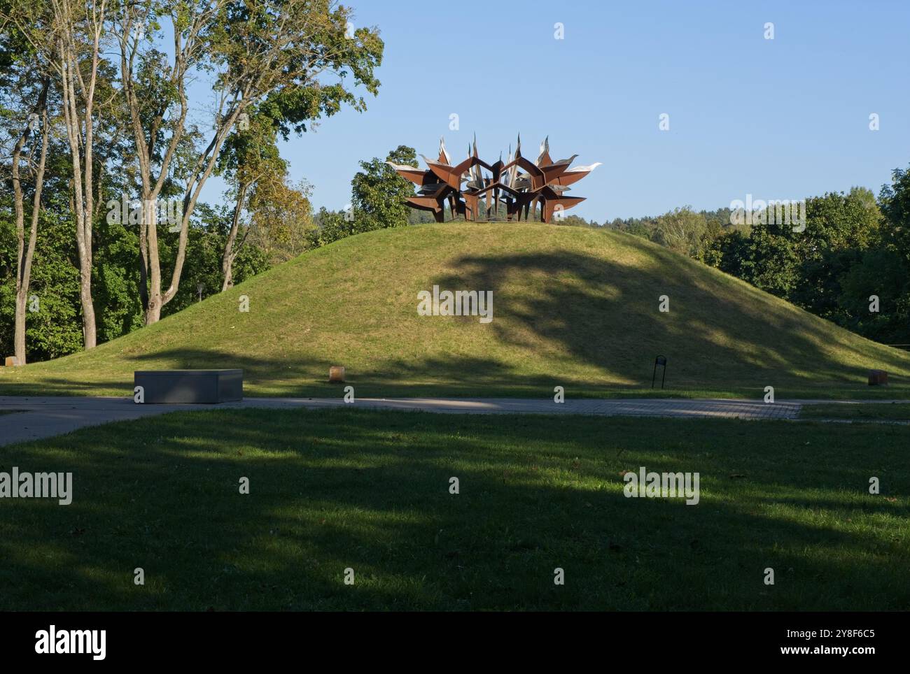 Vilnius, Lithuania - Sep 21, 2024: TUSKULENAI Memorial complex of ...