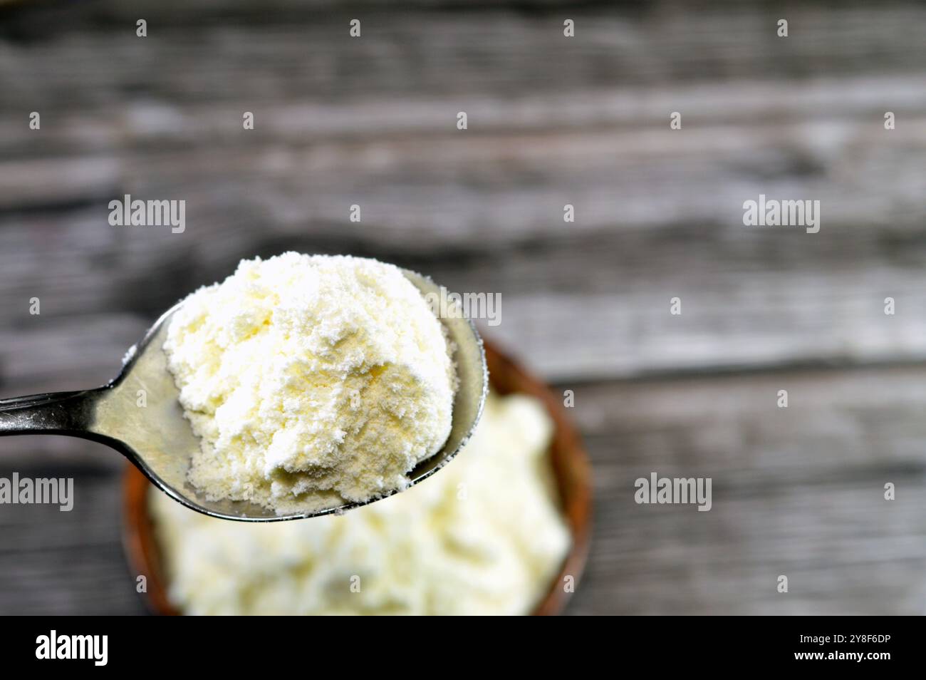 powdered dry milk, a manufactured dairy product made by evaporating ...