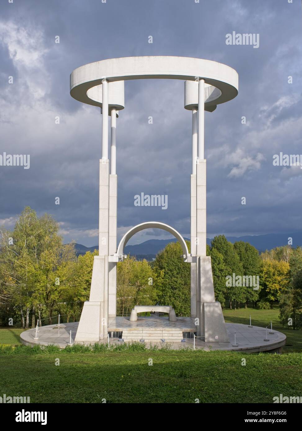 Teharje, Slovenia - Sep 19, 2024: German Wehrmacht barracks were built ...