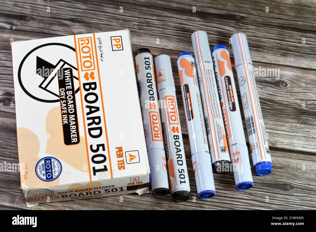 Cairo, Egypt, September 13 2024: Roto white board marker, Highly ...