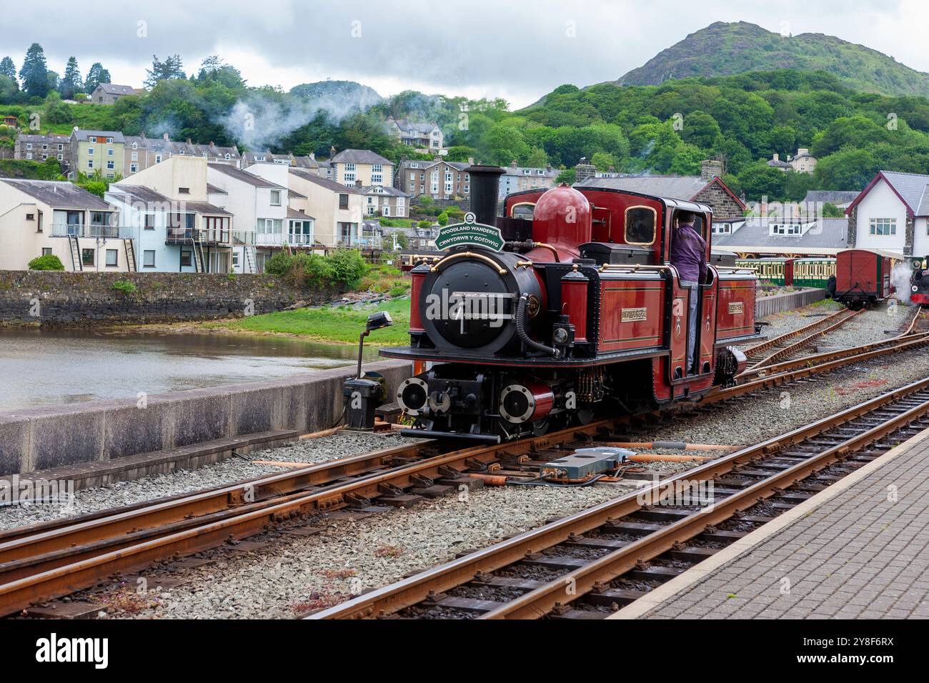 Double Fairlie "David Lloyd George", built in 1992, in steam at ...