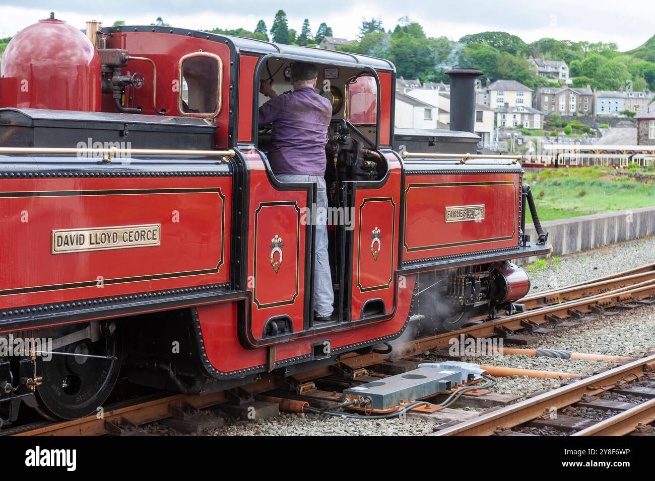 Double Fairlie "David Lloyd George", built in 1992, in steam at ...