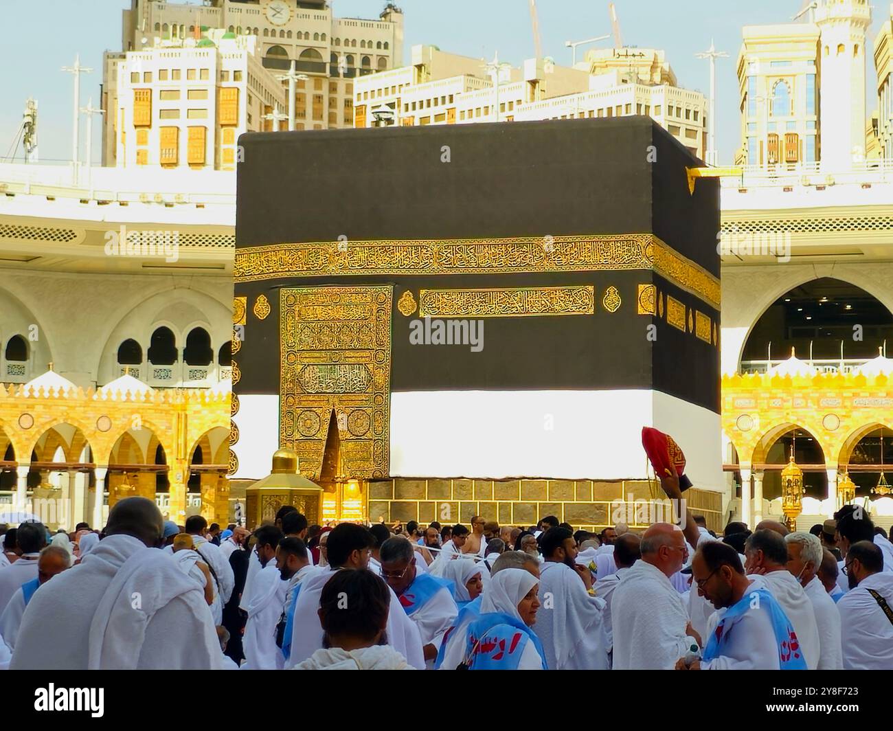 Mecca, Saudi Arabia, June 12 2024: Mataf of the Grand Mosque, which is ...