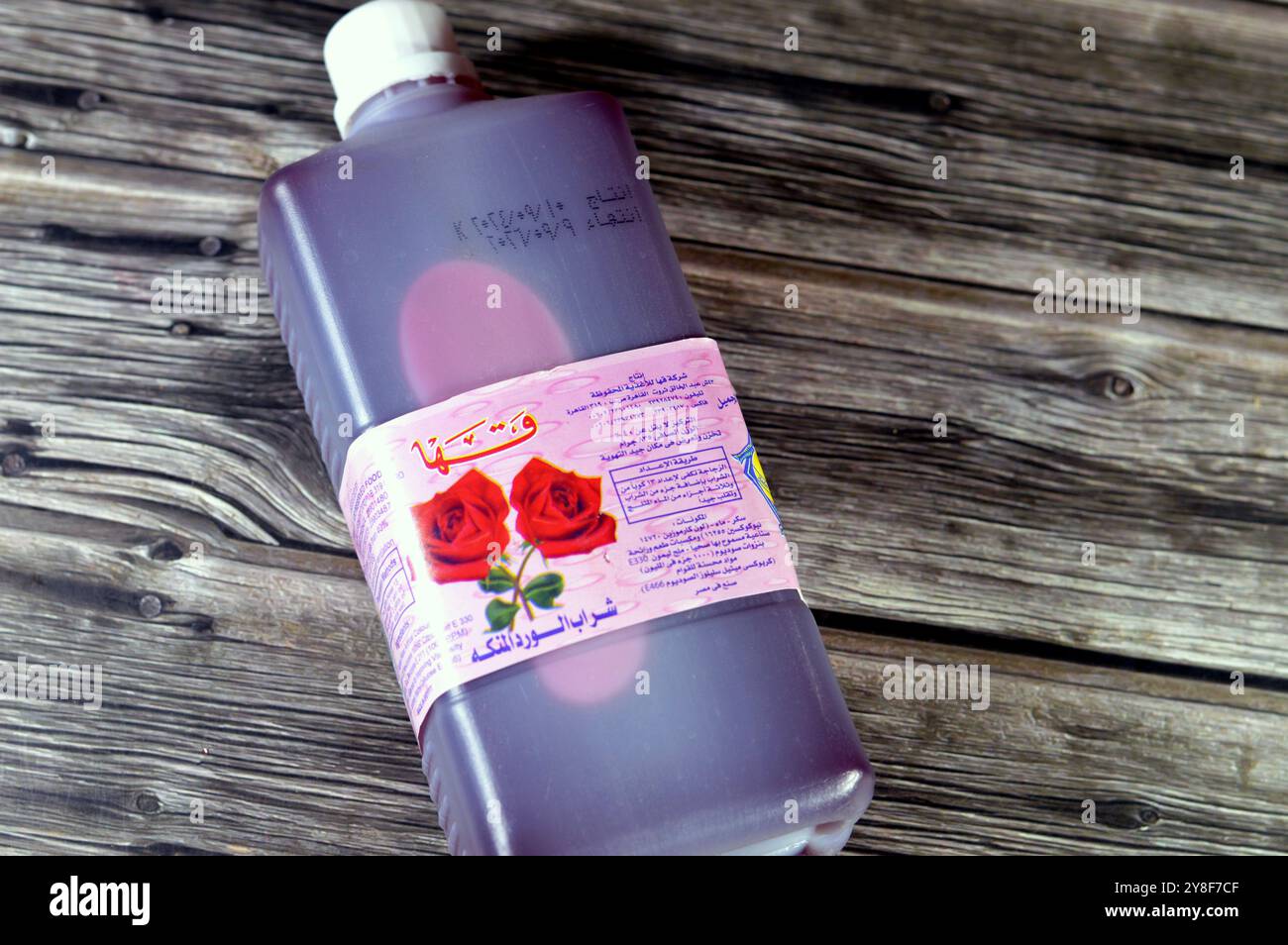 Cairo, Egypt, September 24 2024: Kaha flavoured roses syrup, Flavored ...