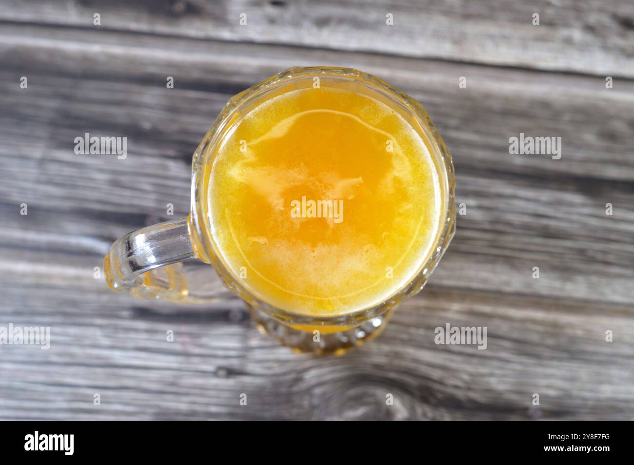 float peach fruit drink with real fruit pieces can, refrigerated and ...