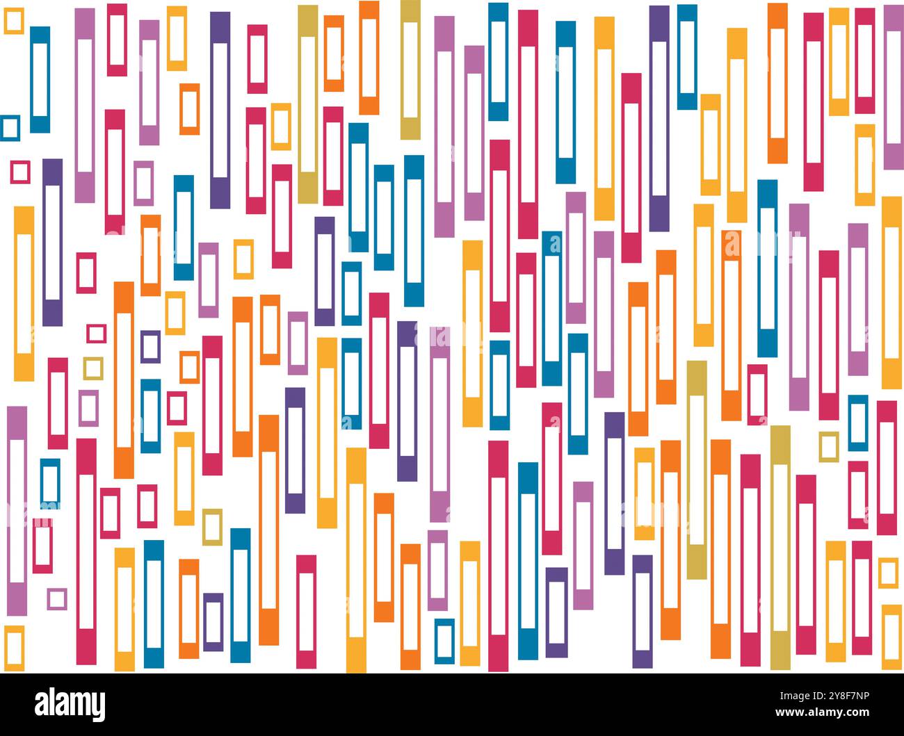 Abstract illustration of abstract multicolor geometric shapes in ...